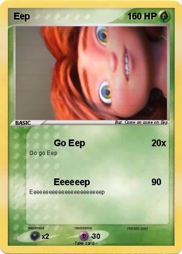 Pokémon Eep 5 5 - Go Eep - My Pokemon Card