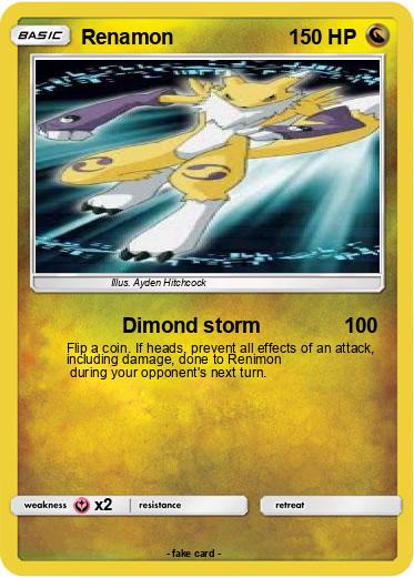 Pokémon Renamon 73 73 - Dimond storm - My Pokemon Card