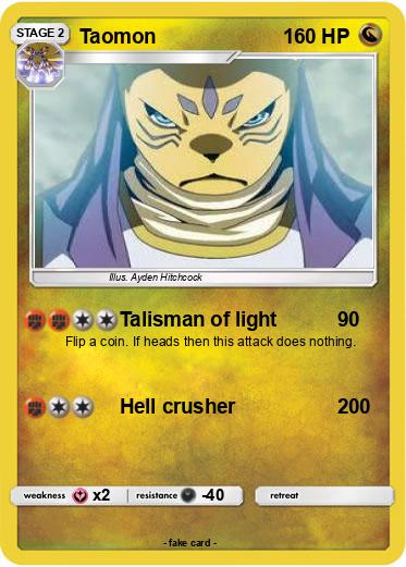 Pokémon Taomon 11 11 - Talisman of light - My Pokemon Card