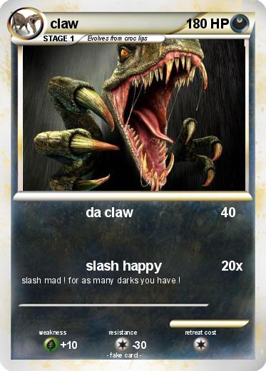 Pokémon claw 10 10 - da claw - My Pokemon Card