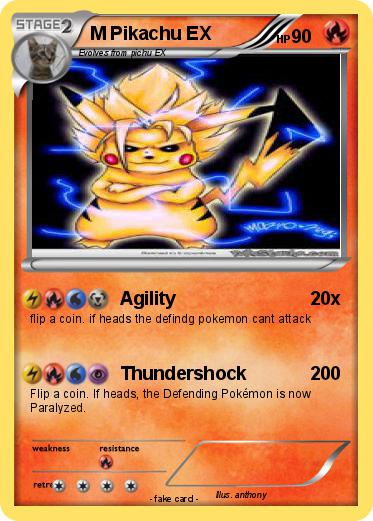 Pokémon M Pikachu EX 101 101 - Agility - My Pokemon Card