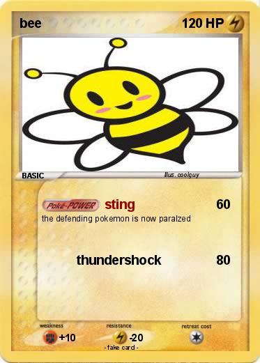 Pokémon bee 191 191 - sting - My Pokemon Card