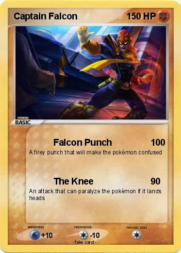 Pokémon Captain Falcon 389 389 - Falcon Punch - My Pokemon Card