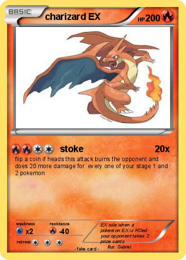 Pokémon charizard EX 452 452 - stoke - My Pokemon Card