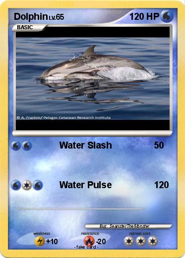 Pokémon Dolphin 109 109 - Water Slash - My Pokemon Card