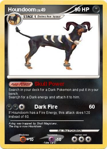 Pokémon Houndoom 176 176 - Skull Power - My Pokemon Card
