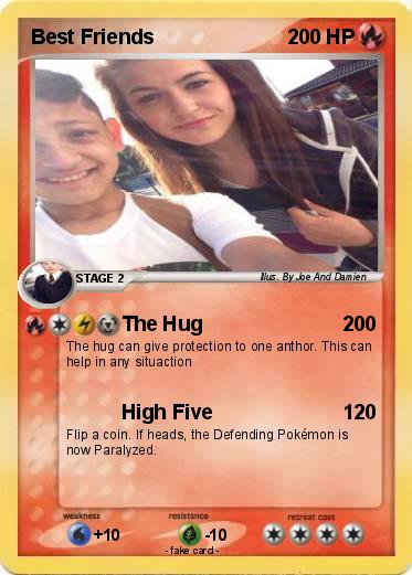 Pokémon Best Friends 77 77 - The Hug - My Pokemon Card