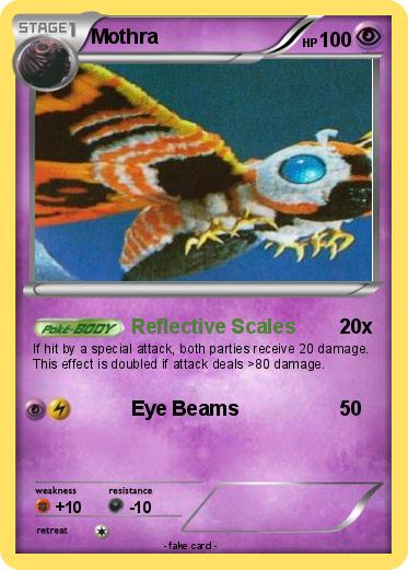 Pokémon Mothra 304 304 - Reflective Scales - My Pokemon Card