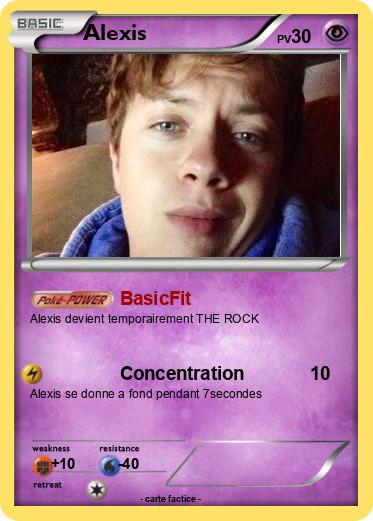 Pokémon Alexis 570 570 - BasicFit - Ma carte Pokémon