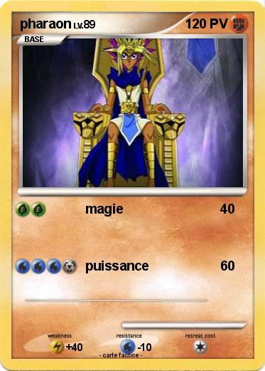 Pokémon pharaon 7 7 - magie - Ma carte Pokémon