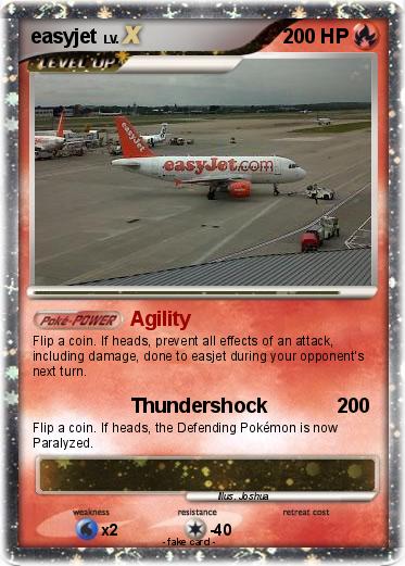 Pokémon easyjet 2 2 - Agility - My Pokemon Card