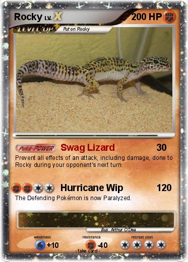 Pokémon Rocky 407 407 - Swag Lizard - My Pokemon Card