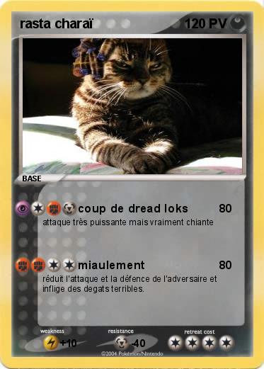 Pokémon rasta charai - coup de dread loks - Ma carte Pokémon
