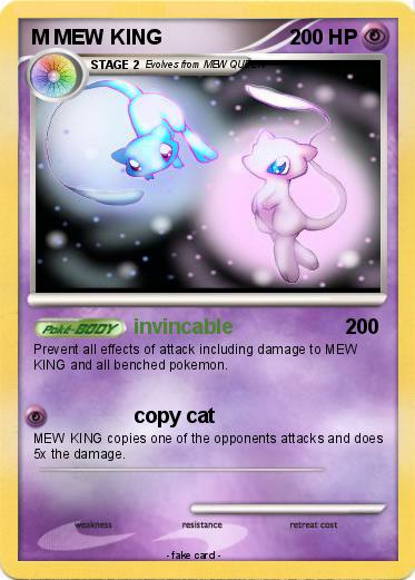 Pokémon M MEW KING - invincable - My Pokemon Card