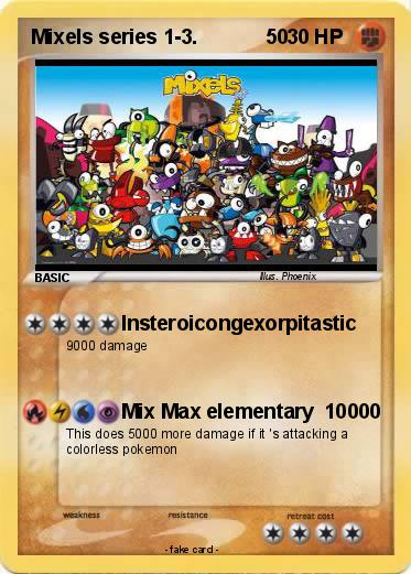 Pokémon Mixels series 1 3 50 50 - Insteroicongexorpitastic - My Pokemon ...