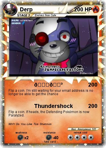 Pokémon Derp 1768 1768 - ???????? - My Pokemon Card