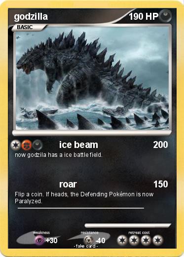 Pokémon godzilla 2546 2546 - ice beam - My Pokemon Card