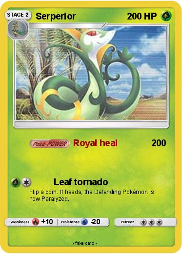 Pokémon Serperior 840 840 - Royal heal - My Pokemon Card