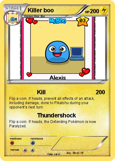 Pokémon Killer boo - Kill - My Pokemon Card
