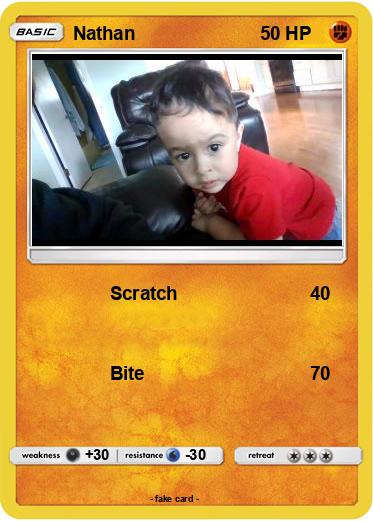 Pokémon Nathan 1451 1451 - Scratch - My Pokemon Card
