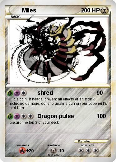 Pokémon Miles 205 205 - shred - My Pokemon Card