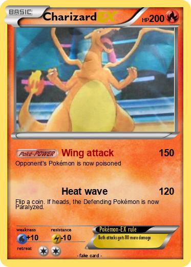 Pokémon Charizard 11172 11172 - Wing attack - My Pokemon Card