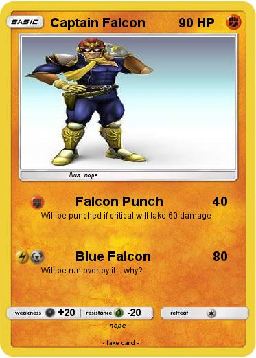 Pokémon Captain Falcon 414 414 - Falcon Punch - My Pokemon Card