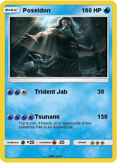 Pokémon Poseidon 815 815 - Trident Jab - My Pokemon Card