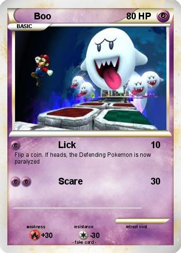Pokémon Boo 430 430 - Lick - My Pokemon Card