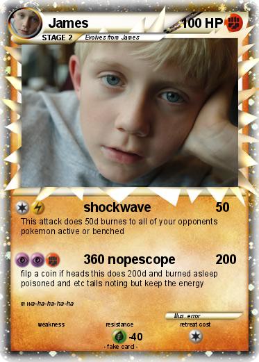 Pokémon James 1654 1654 - shockwave - My Pokemon Card