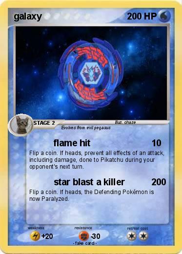 Pokémon galaxy 524 524 - flame hit - My Pokemon Card