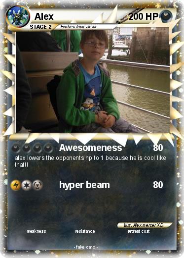 Pokémon Alex 639 639 - Awesomeness - My Pokemon Card