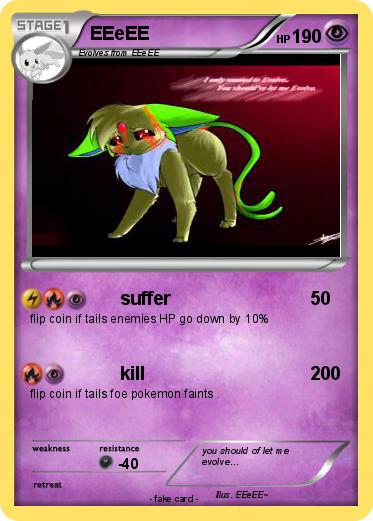 Pokémon EEeEE 12 12 - suffer - My Pokemon Card