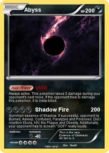 Pokémon Abyss 67 67 - Void - My Pokemon Card