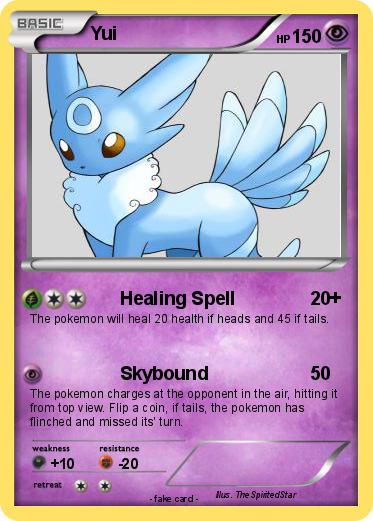 Pokémon Yui 30 30 - Healing Spell - My Pokemon Card