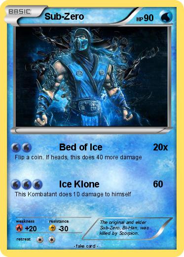 Pokémon Sub Zero 363 363 - Bed of Ice - My Pokemon Card