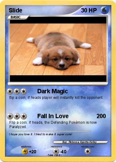 Pokémon Slide 12 12 - Dark Magic - My Pokemon Card