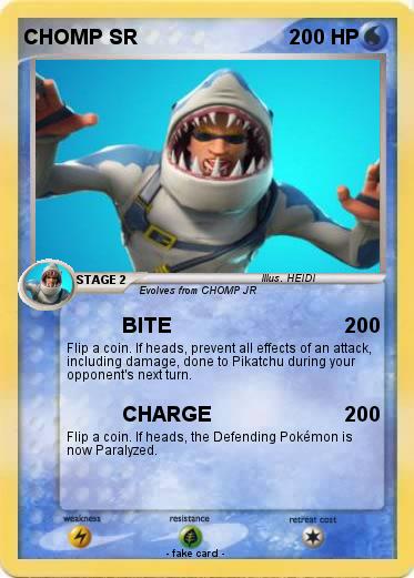 Pokémon CHOMP SR - BITE - My Pokemon Card