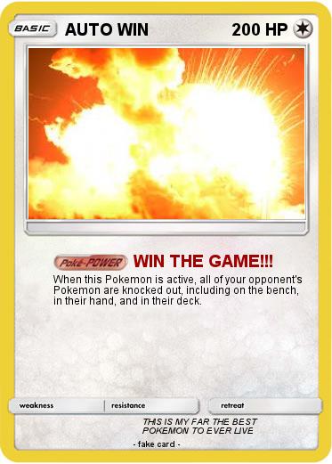 Pokémon AUTO WIN 2 2 - WIN THE GAME!!! - My Pokemon Card