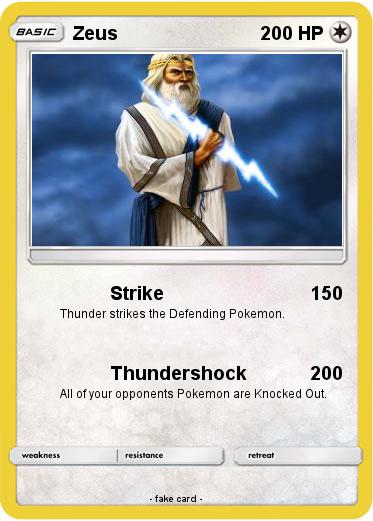 Pokémon Zeus 1599 1599 - Strike - My Pokemon Card