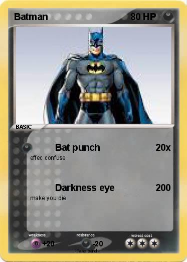 Pokémon Batman 1618 1618 - Bat punch - My Pokemon Card