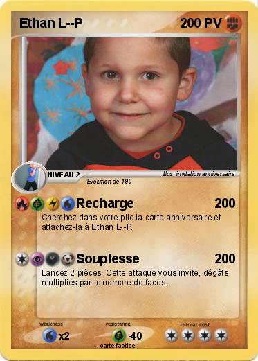Pokémon Ethan L P - Recharge - Ma carte Pokémon