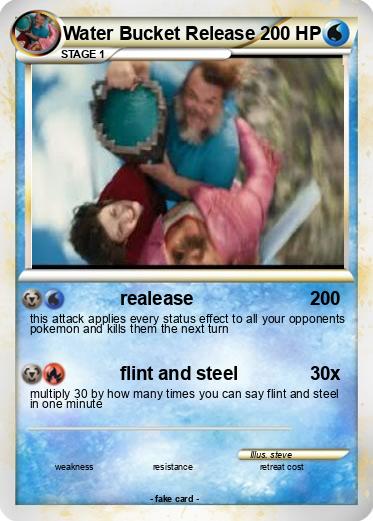 Pokémon Water Bucket Release - realease - My Pokemon Card