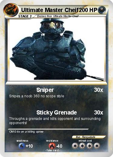 Pokémon Ultimate Master Cheif 1 1 - Sniper - My Pokemon Card