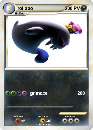 Pokémon roi boo 124 124 - grimace - Ma carte Pokémon