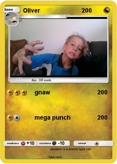 Pokémon Oliver 469 469 - gnaw - My Pokemon Card