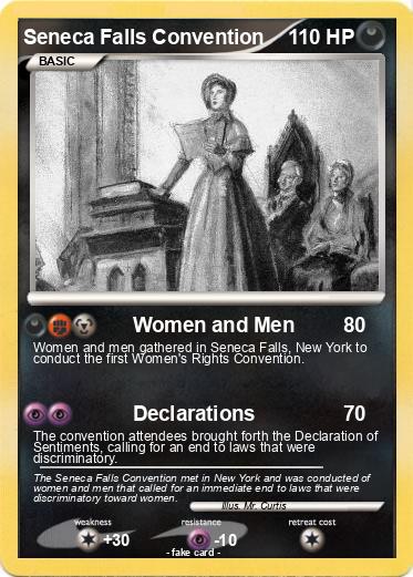 Pokémon Seneca Falls Convention 1 1 - Women and Men - My Pokemon Card
