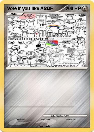 Pokémon Vote if you like ASDF 2 2 - My Pokemon Card