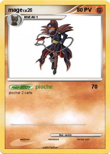 Pokémon mage 204 204 - pioche - Ma carte Pokémon