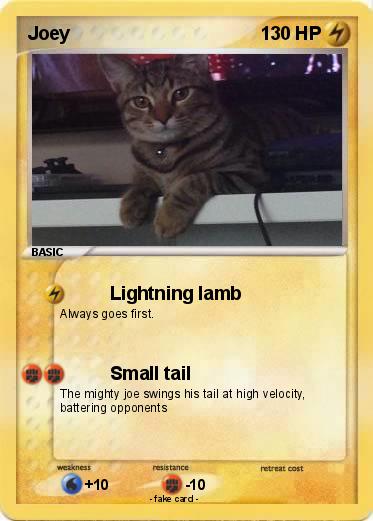 Pokémon Joey 324 324 - Lightning lamb - My Pokemon Card